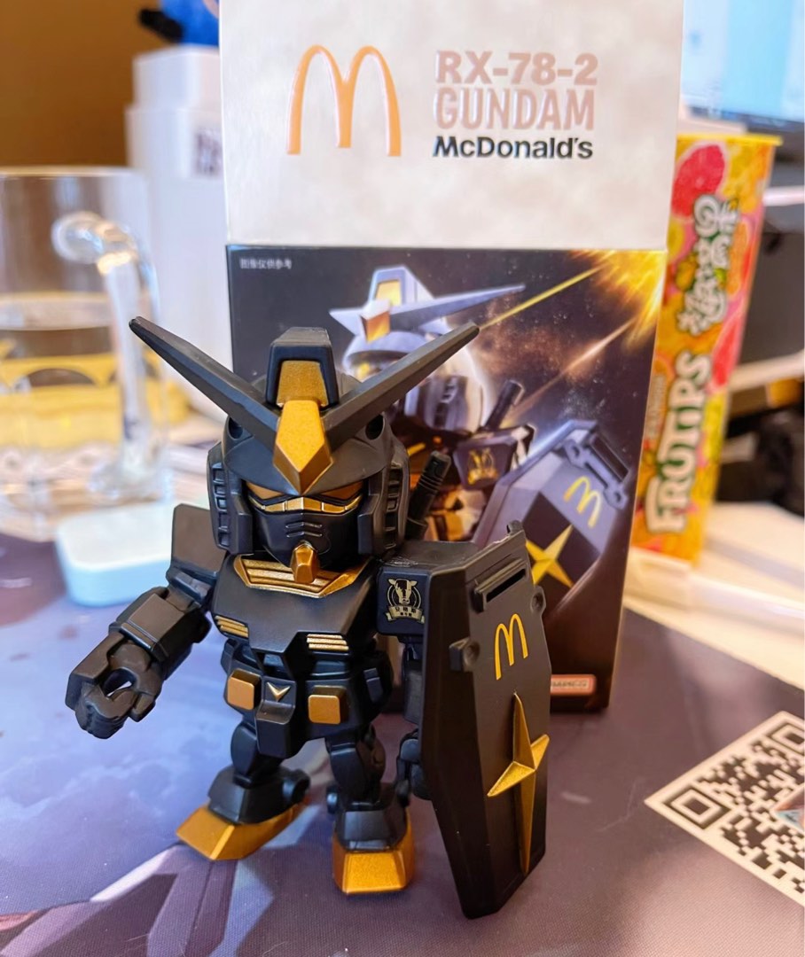 QMSV mini Gundam McDonald’s Angus Limited edition RX-78-2 Bandai Namco ...