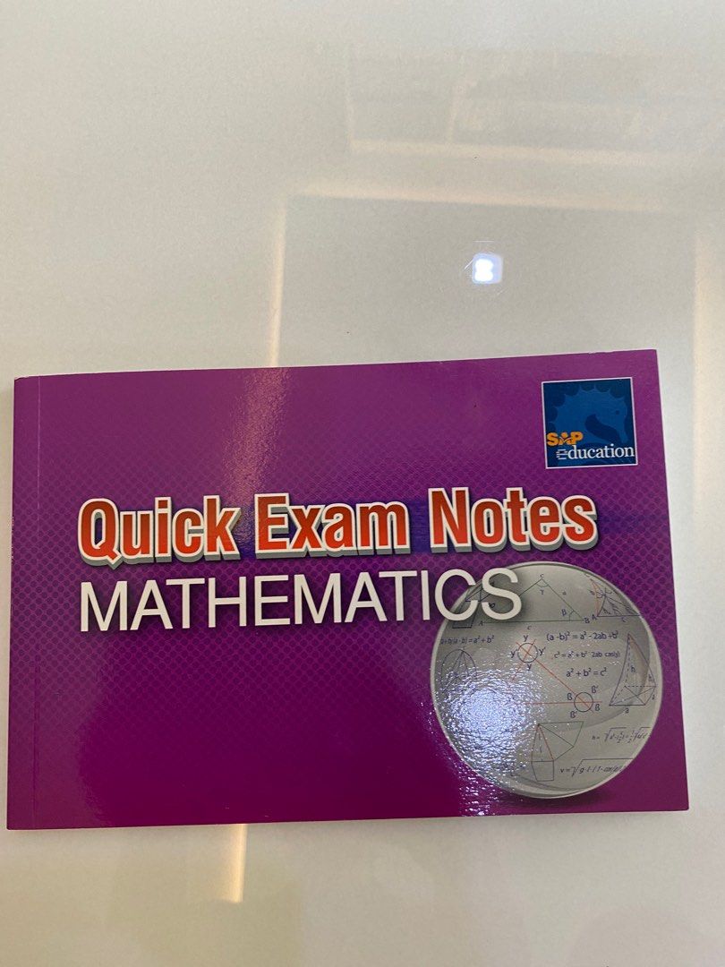 Quick Exam Notes SAP Education, Hobbies & Toys, Books & Magazines ...
