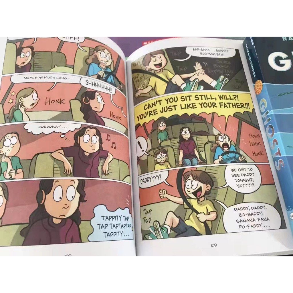 Raina Telgemeier Series (Sisters, Drama, Smile, Ghosts, Guts, Share ...