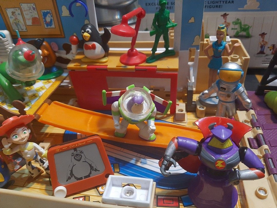 RARE 3 PLAYSETS in 1 TOY STORY POP OPEN PLAY WORLD, Hobbies & Toys ...