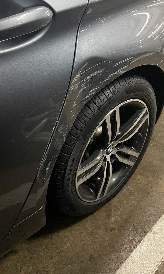 Rear fender repair respray, Car Accessories, Car Workshops & Services ...