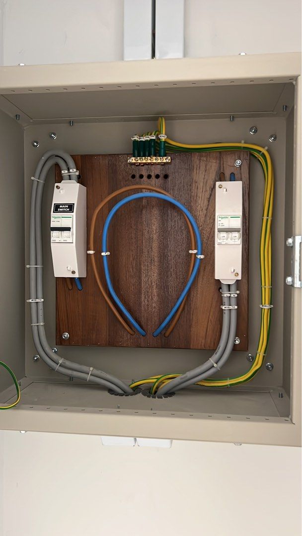 RCCB or ELCB replacement . New DB , licensing electrician , HDB ...