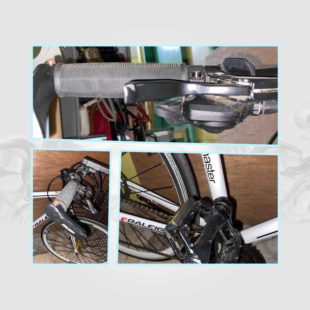 Road Bike White (Raleigh), Sports Equipment, Bicycles & Parts, Bicycles ...