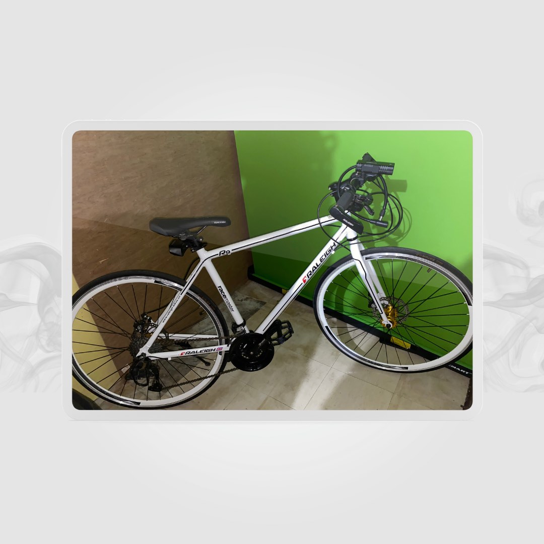 Road Bike White (Raleigh), Sports Equipment, Bicycles & Parts, Bicycles ...