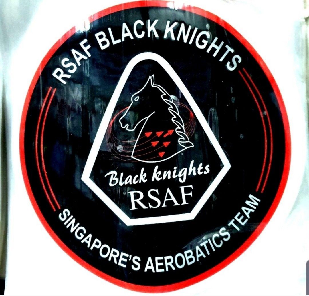 RSAF Black Knights Car Decal, Hobbies & Toys, Stationery & Craft, Art ...