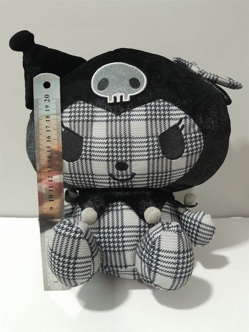 Sanrio Kuromi Black White Plush Doll, Hobbies & Toys, Toys & Games on ...
