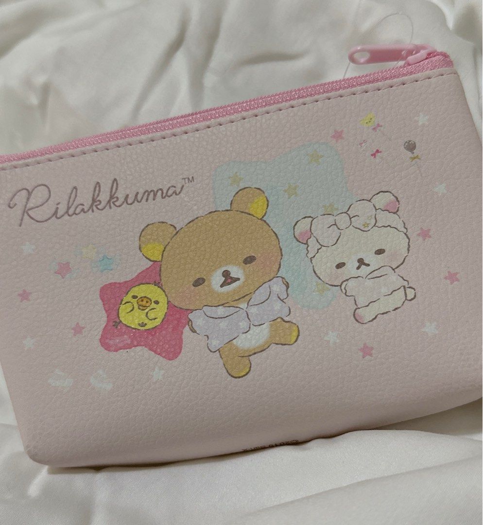 san-x original rilakkuma zipper pouch, Women's Fashion, Bags & Wallets ...