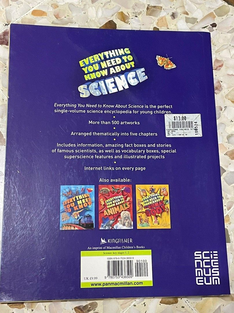 Science fun fact book for young children, Hobbies & Toys, Books ...