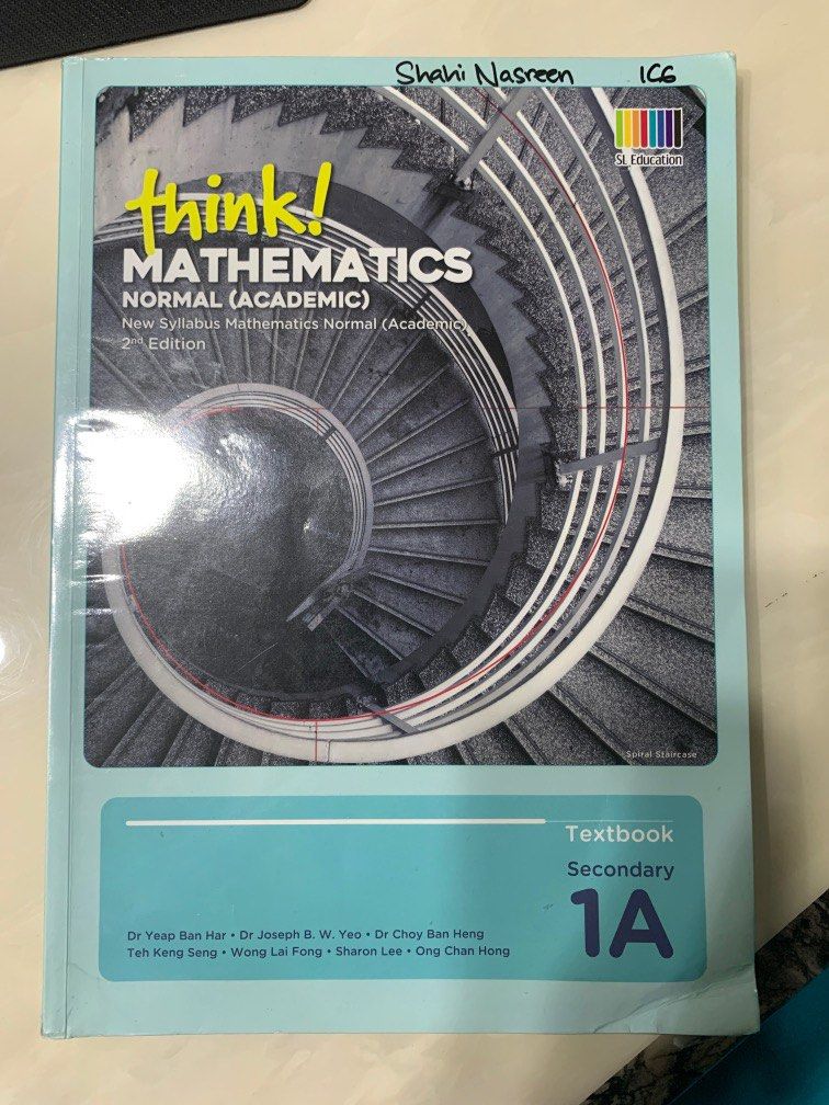 Sec 1 Math Textbook, Hobbies & Toys, Books & Magazines, Textbooks on ...