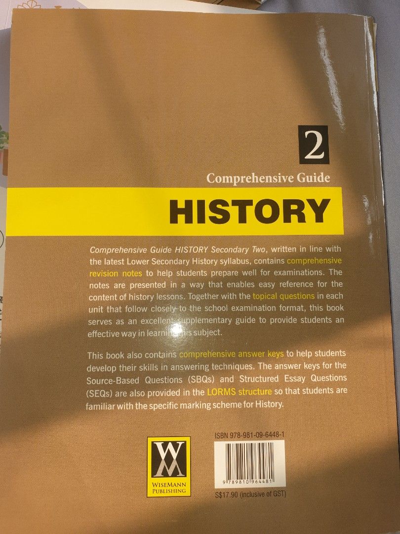 Sec 2 history comprehensive guide, Hobbies & Toys, Books & Magazines ...