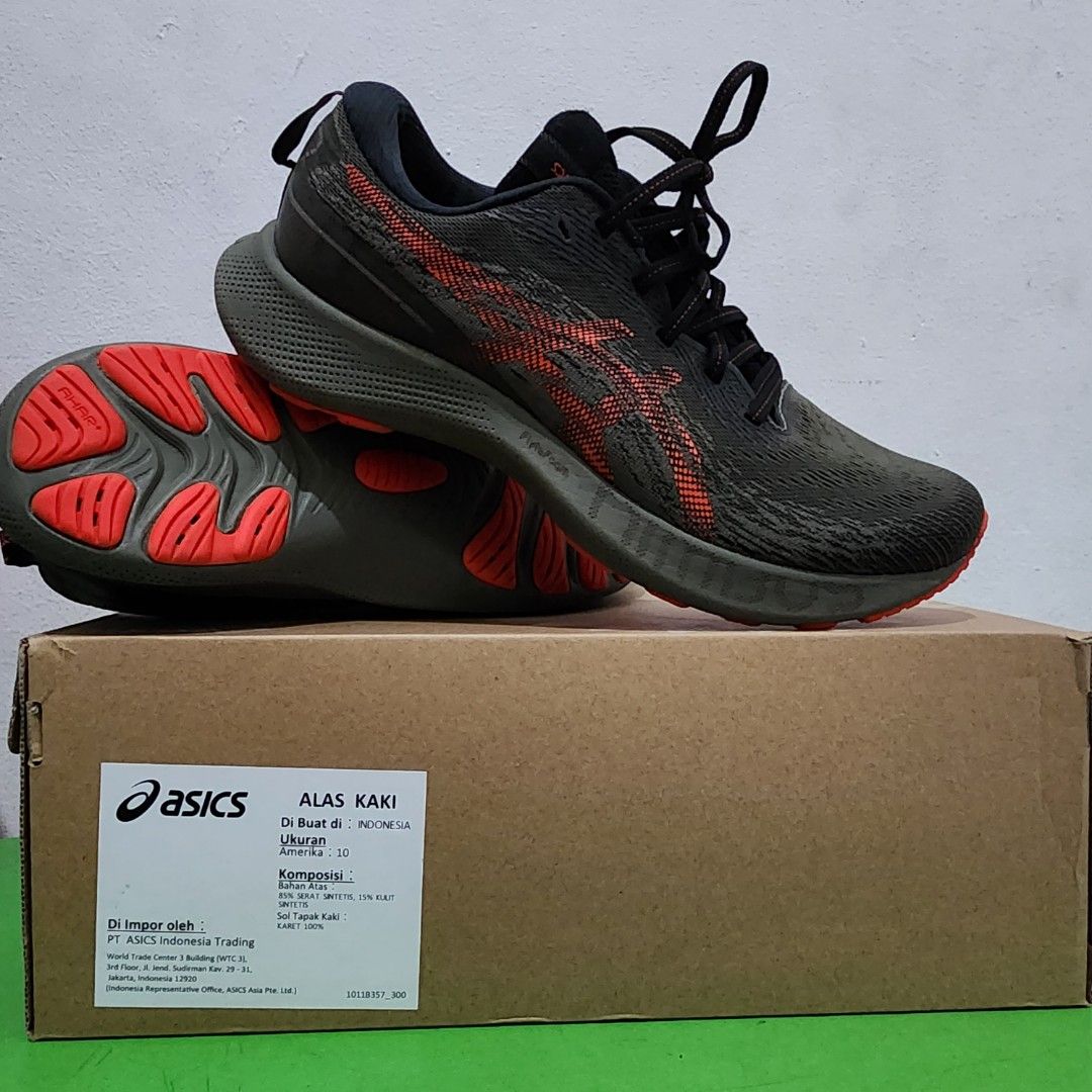 Sepatu Lari Asics Gel Nimbus Lite 3 no 44 Original BNIB, Fesyen Pria ...