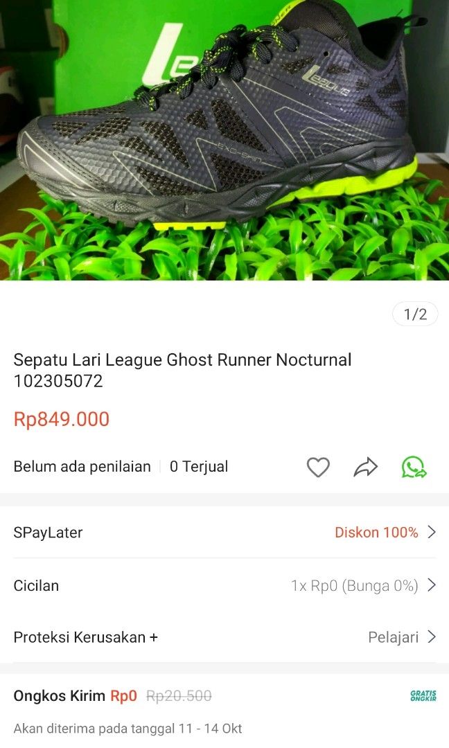 Sepatu League Ghost Runner, Fesyen Pria, Sepatu , Lainnya di Carousell