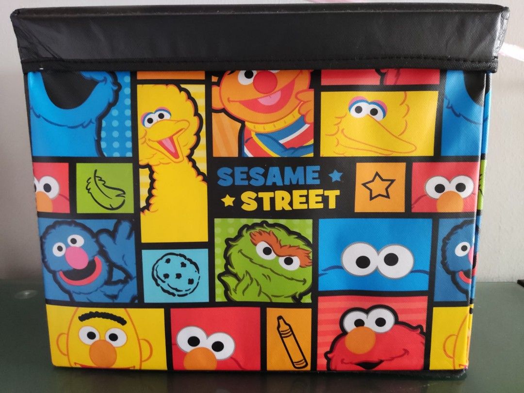 Sesame street storage box, Furniture & Home Living, Home Improvement ...