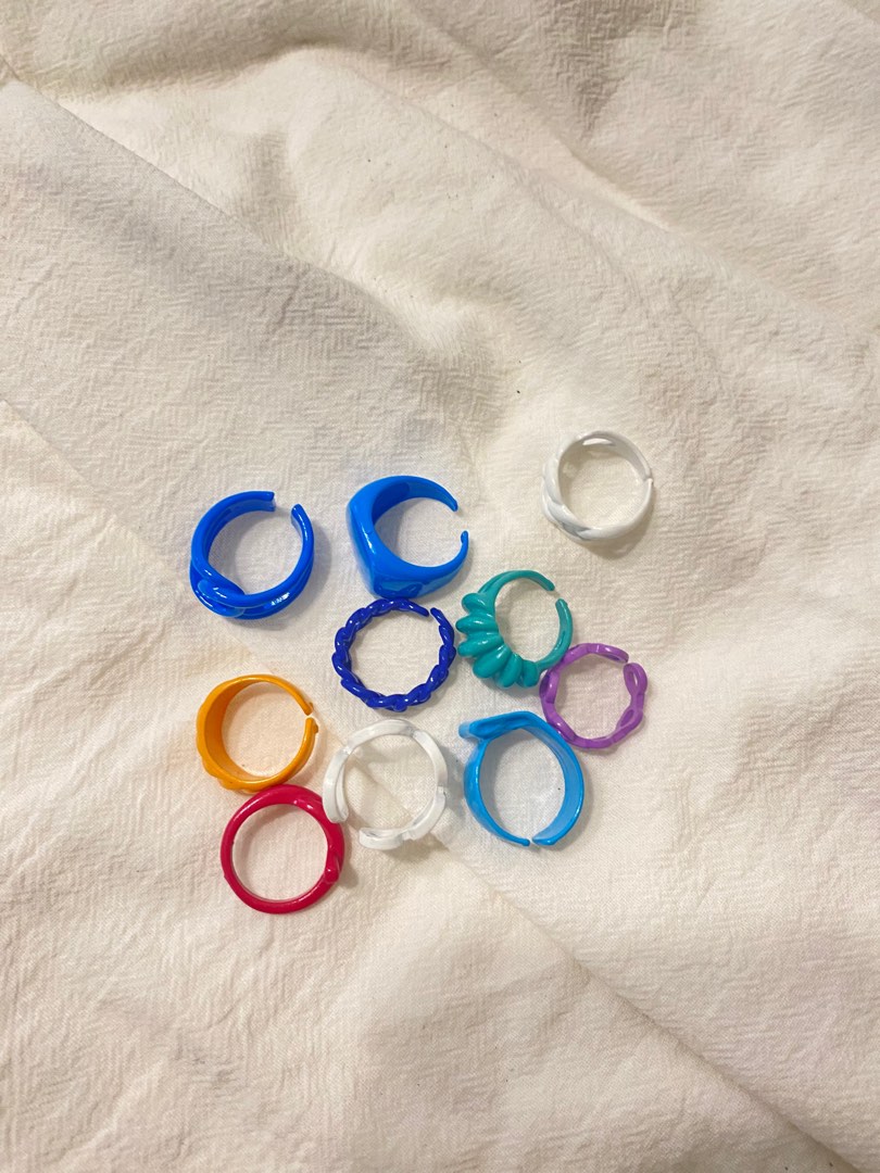 Set of rings (10 pics), Women's Fashion, Jewelry & Organisers, Rings on ...