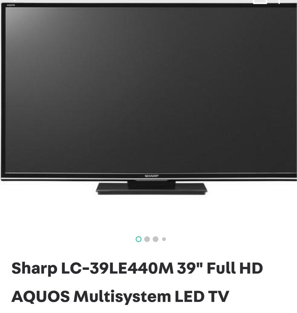 Sharp LC-39LE440M 39" FUll Hd AQUOS Multisystem LED TV, TV & Home ...