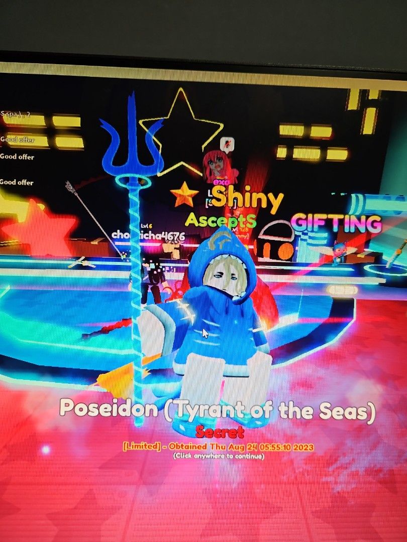SHINY POSEIDON (50$), Video Gaming, Gaming Accessories, In-Game ...