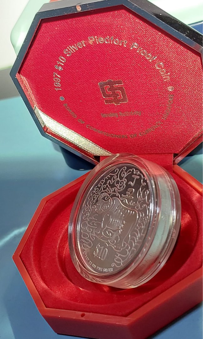 Singapore Mint - 1997 $10 Silver Peidfort Proof Coin, Hobbies & Toys, Memorabilia & Collectibles ...