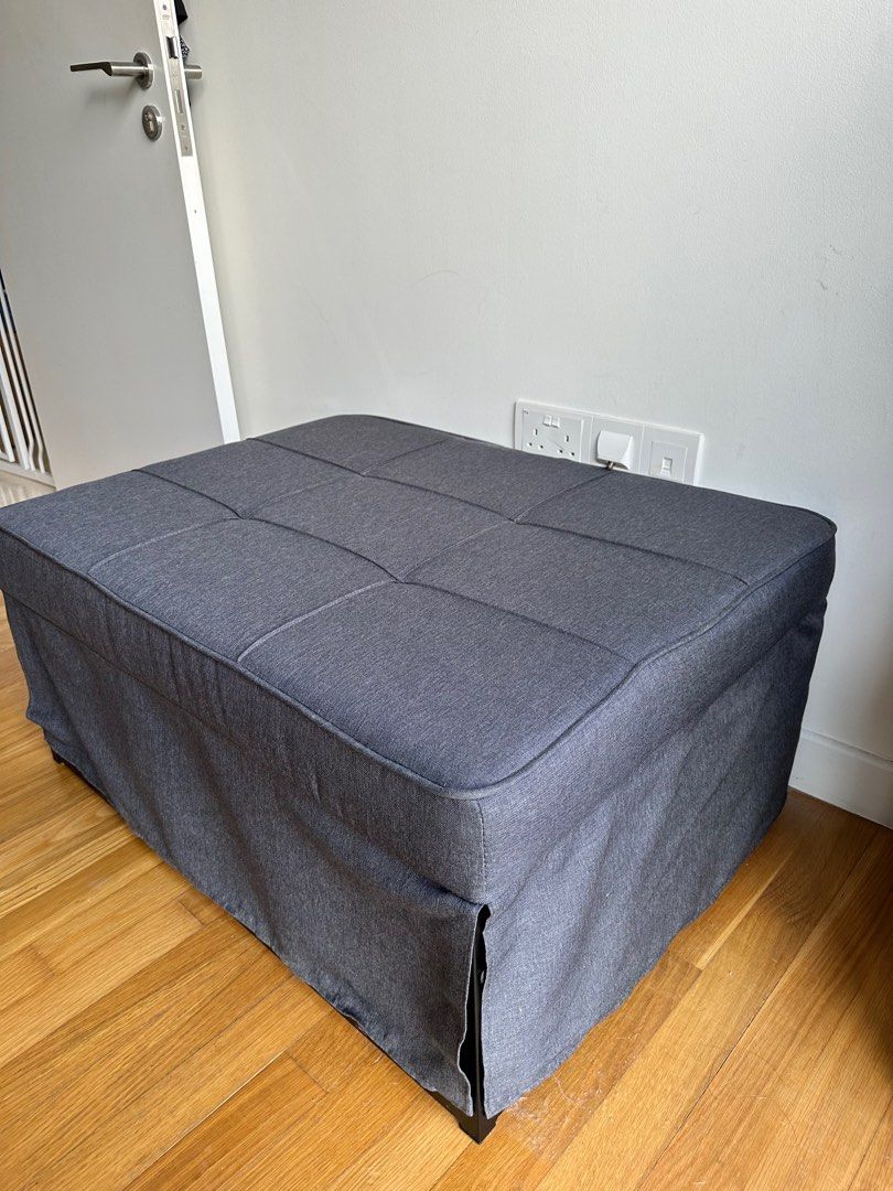 Single sofa bed / foot rest, Furniture & Home Living, Furniture, Sofas ...