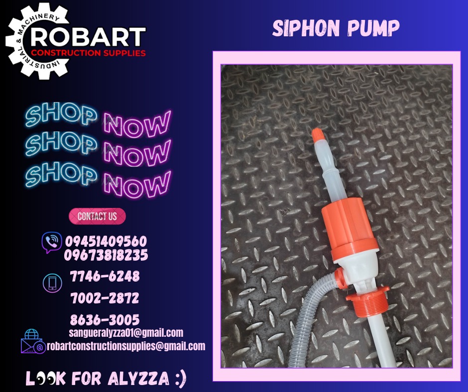 siphon pump, Commercial & Industrial, Construction Tools & Equipment on ...
