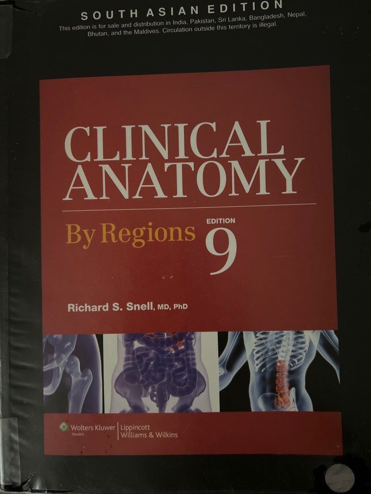 South Asian Edition Clinical Anatomy By Regions 9th Edition, Hobbies ...