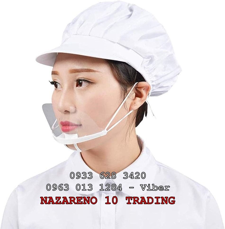 Spit guard Anti fog transparent mask., Looking For on Carousell