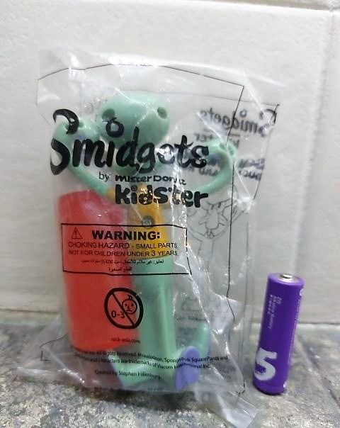 SQUIDWARD - Smidgets by Dunkin Donut Kidster Toy Series, Hobbies & Toys ...