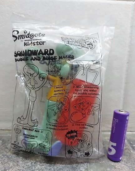 SQUIDWARD - Smidgets by Dunkin Donut Kidster Toy Series, Hobbies & Toys ...