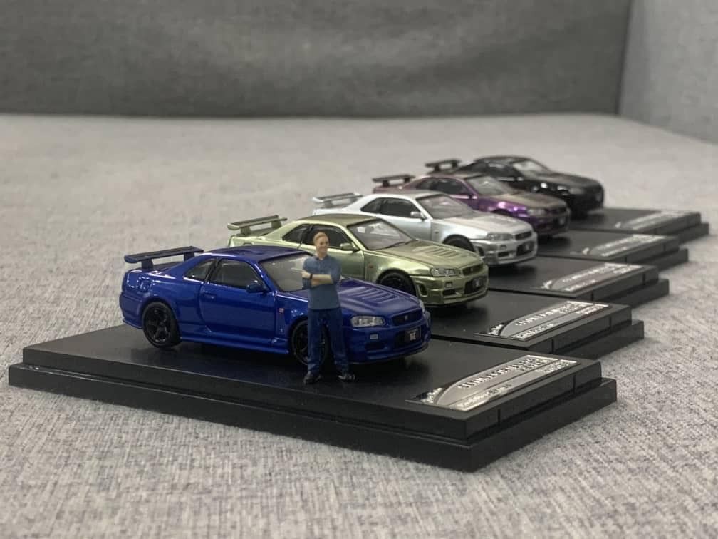 STANCE HUNTERS 1/64 NISSAN SKYLINE R34 GTR NISMO ZTUNE SILVER, Hobbies ...