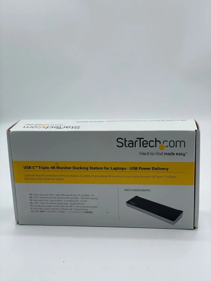 StarTech Triple Monitor 4K USB-C Dock, Computers & Tech, Parts ...