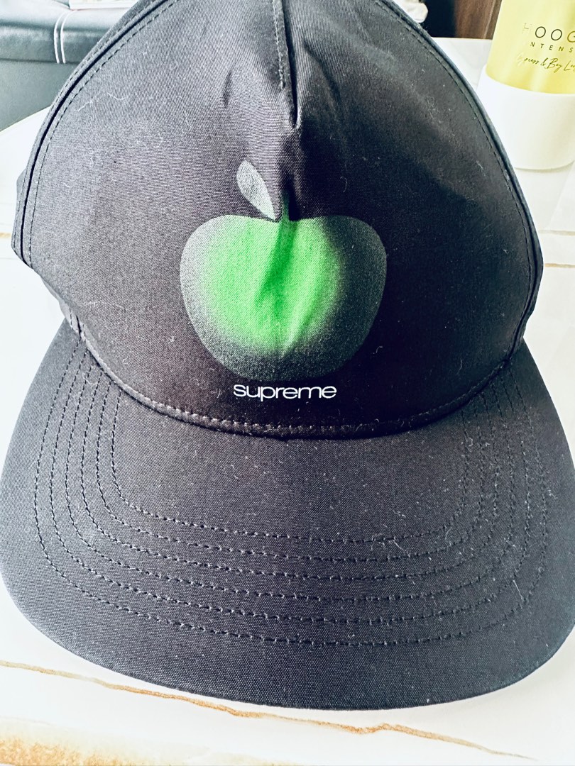 Supreme Apple 5 Panel Cap - Green, Men's Fashion, Watches & Accessories ...