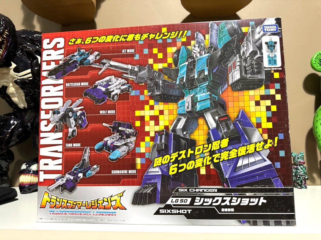 Takara Tomy Transformers Legends Sixshot LG50, Hobbies & Toys, Toys ...