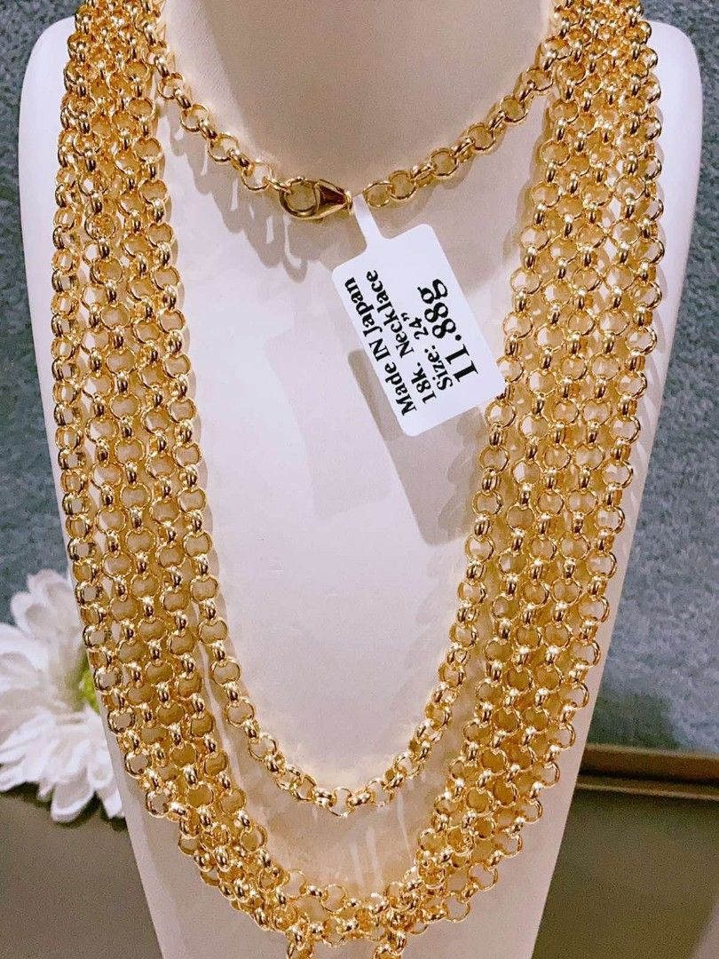 Tauco Chain 18k gold, Women's Fashion, Jewelry & Organizers, Necklaces ...