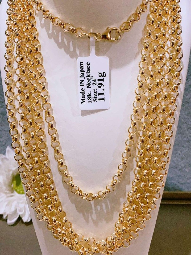 Tauco Chain 18k gold, Women's Fashion, Jewelry & Organizers, Necklaces ...