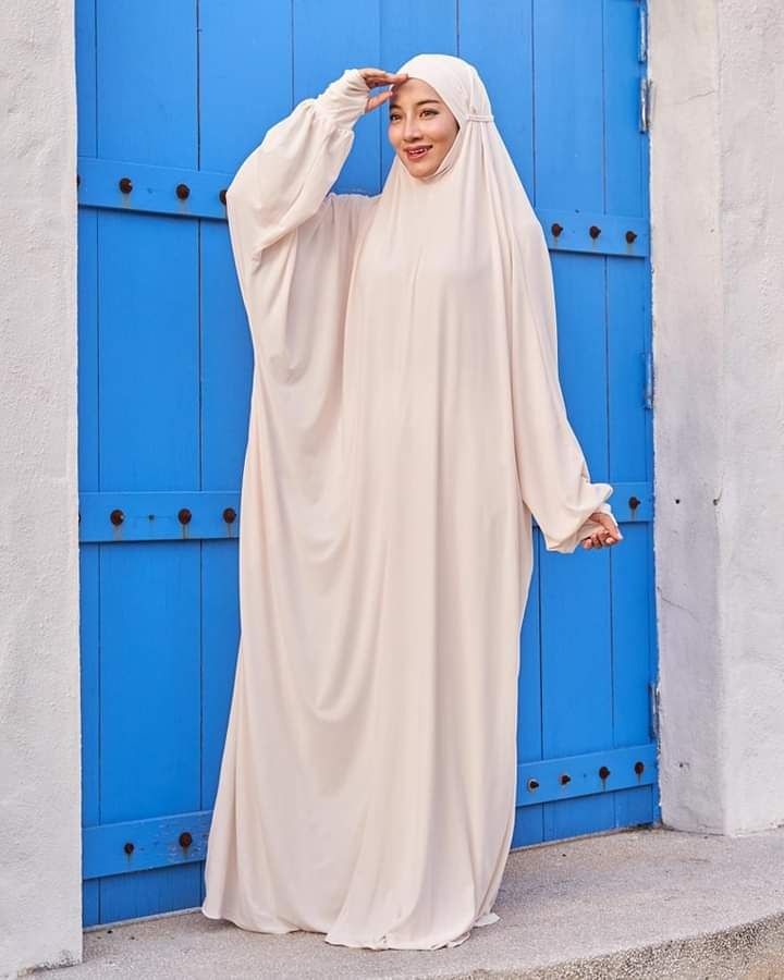 TELEKUNG LATEEFAH, Women's Fashion, Muslimah Fashion, Prayer Sets on ...
