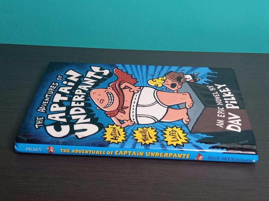 The Adventure Of Captain Underpants Dav Pilkey Hardcover, Hobbies ...