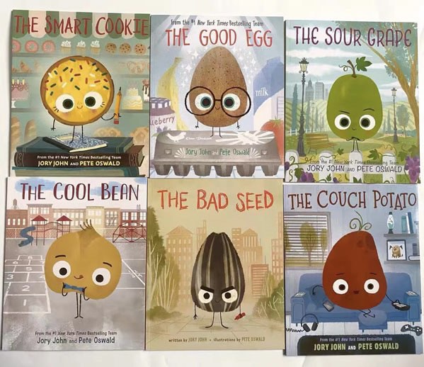 The Bad Seed/Good Egg/Cool Bean/Smart Cookie/Couch Potato Pitcure Book ...