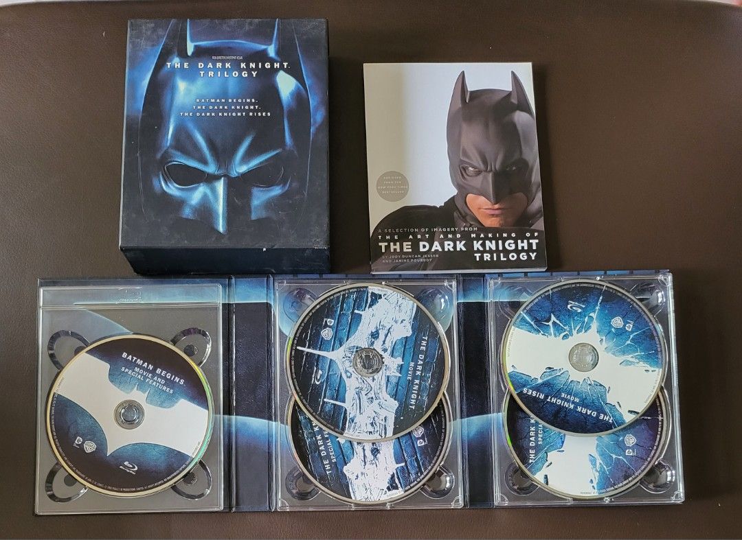 The Dark Knight Trilogy Blu-Ray DVD, Hobbies & Toys, Music & Media, CDs ...
