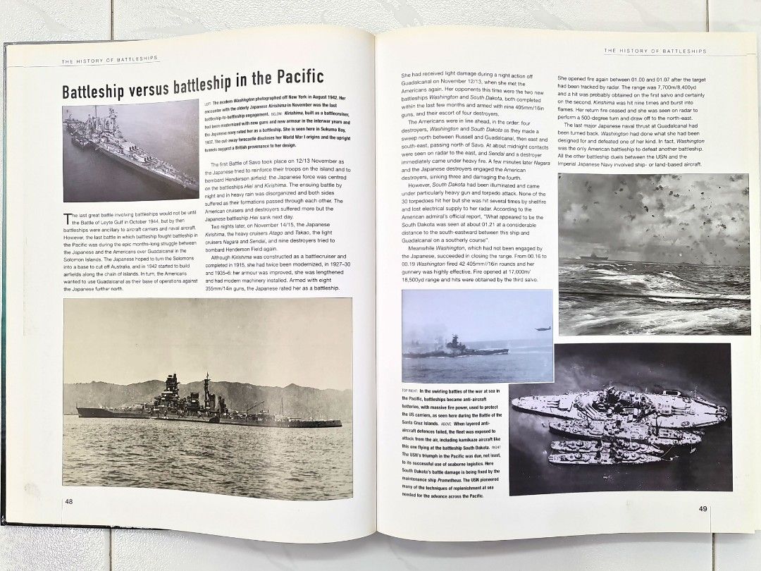 The World Encyclopedia of Battleships by Peter Hore, 256 pages, Hermes ...