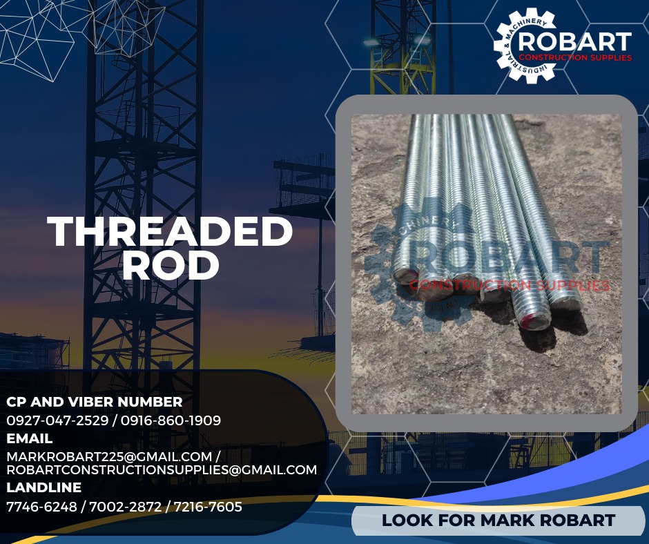 Threaded Rod, Commercial & Industrial, Construction & Building ...