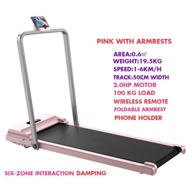 Threadmill (Pink), Sports Equipment, Exercise & Fitness, Cardio ...