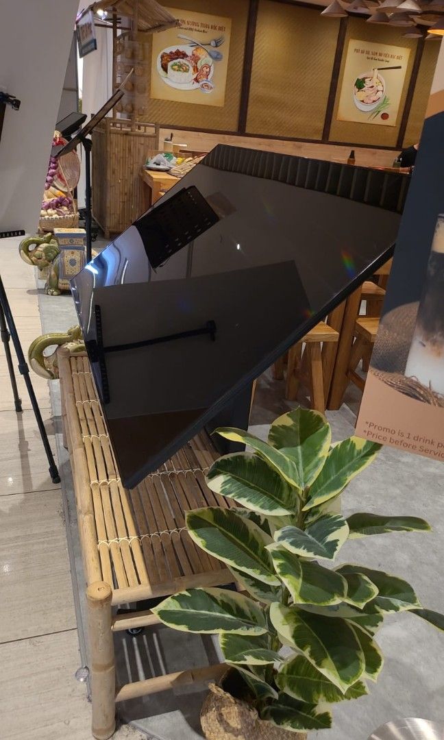 Tilt TV stand mobile cart, Furniture & Home Living, Furniture, TV ...