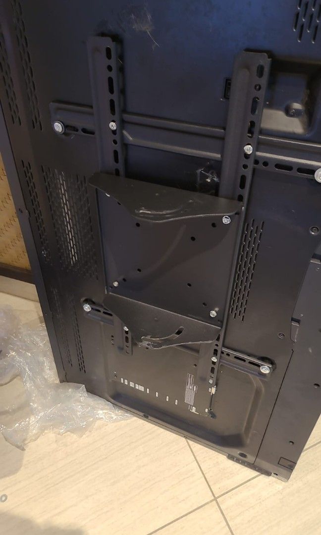 Tilt TV stand mobile cart, Furniture & Home Living, Furniture, TV ...