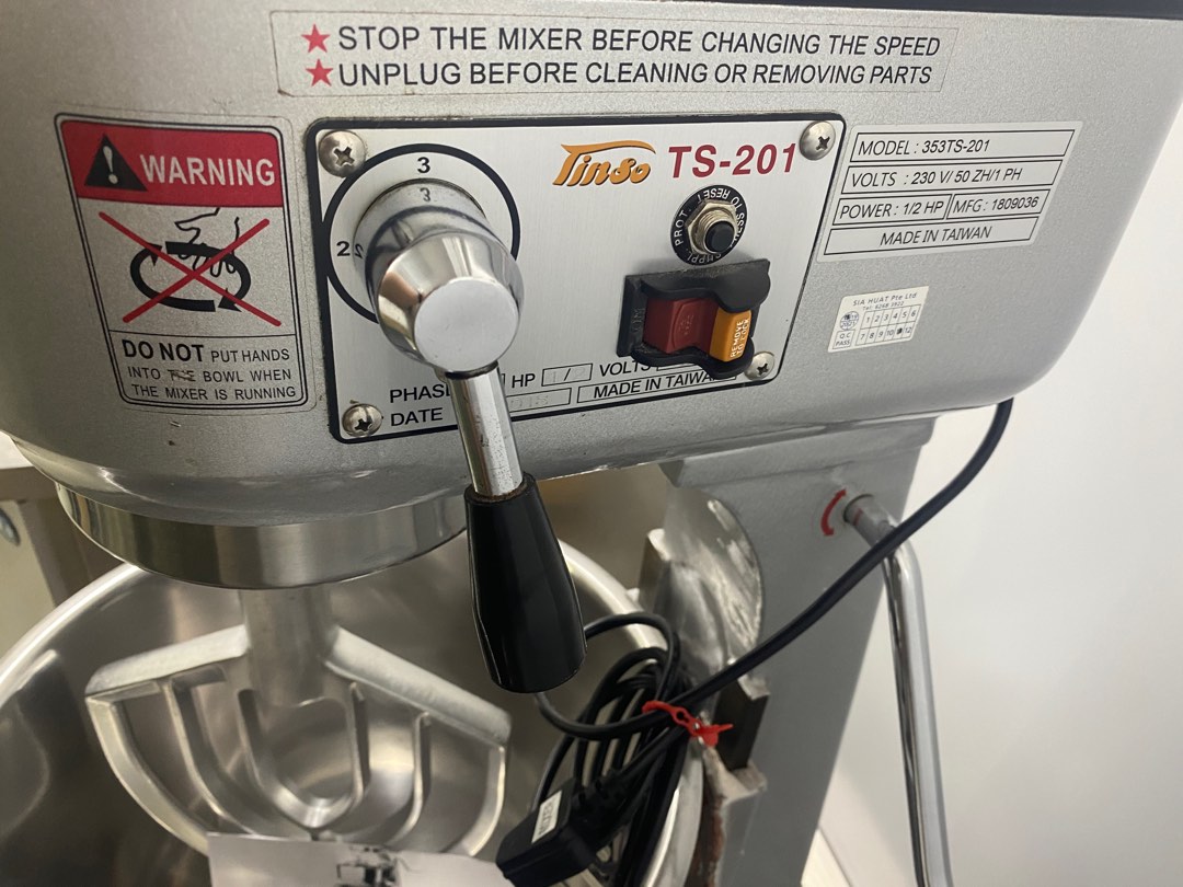Tinso 20L commercial stand mixer with spare bowl, TV & Home Appliances ...