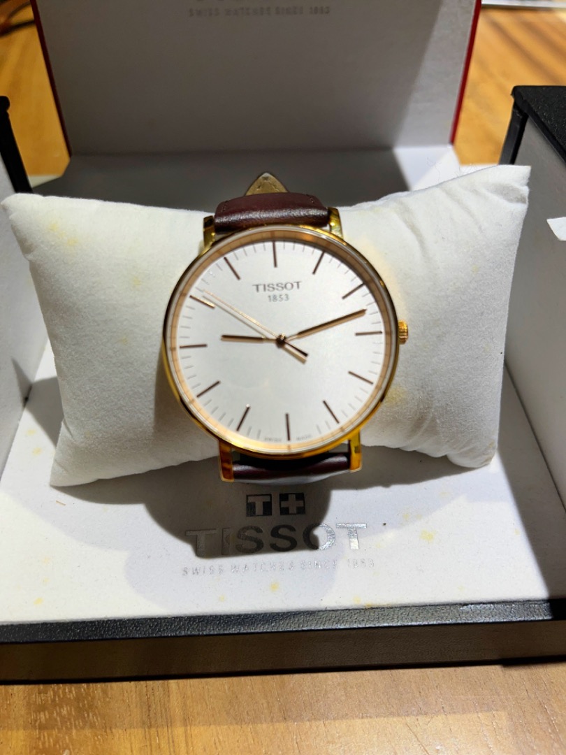 Tissot Everytime Large Silver dial, Luxury, Watches on Carousell