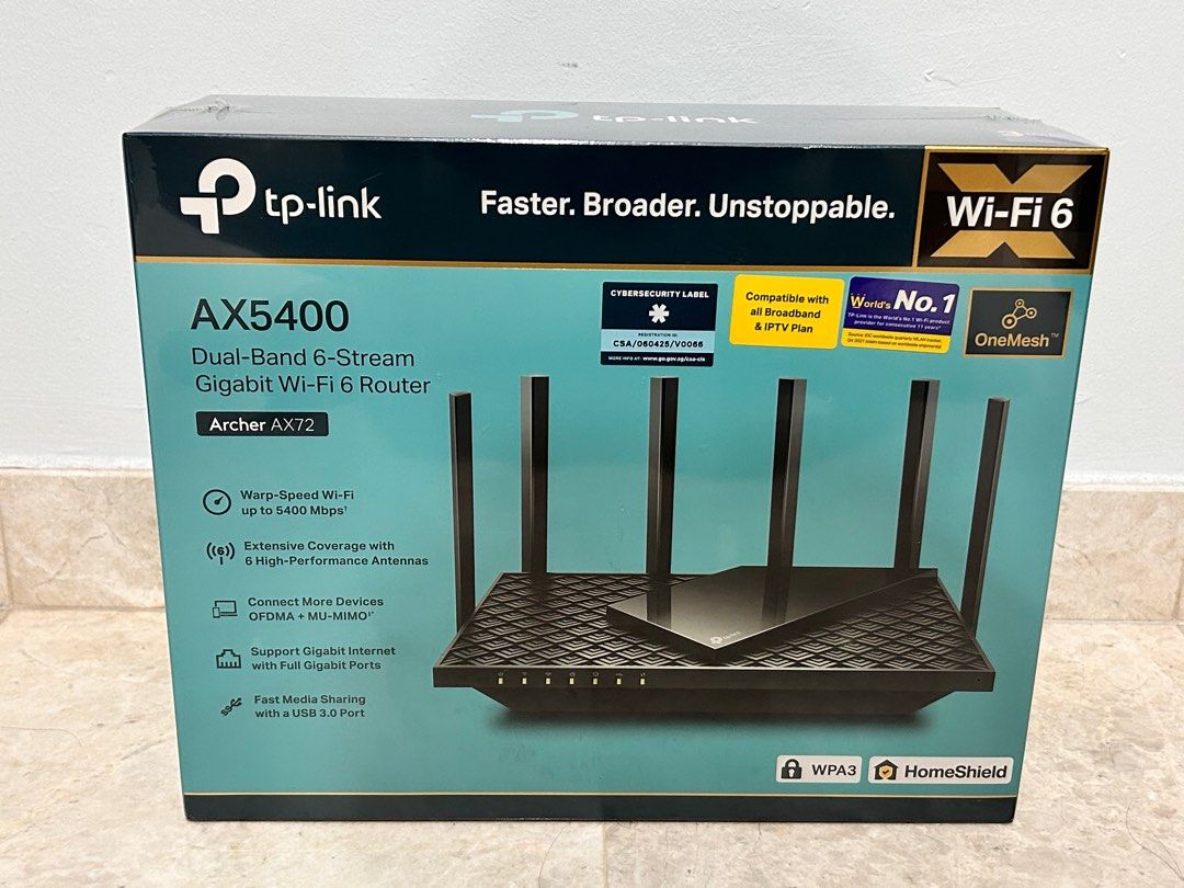 tp-link AX5400 Wifi 6 router, Computers & Tech, Parts & Accessories ...