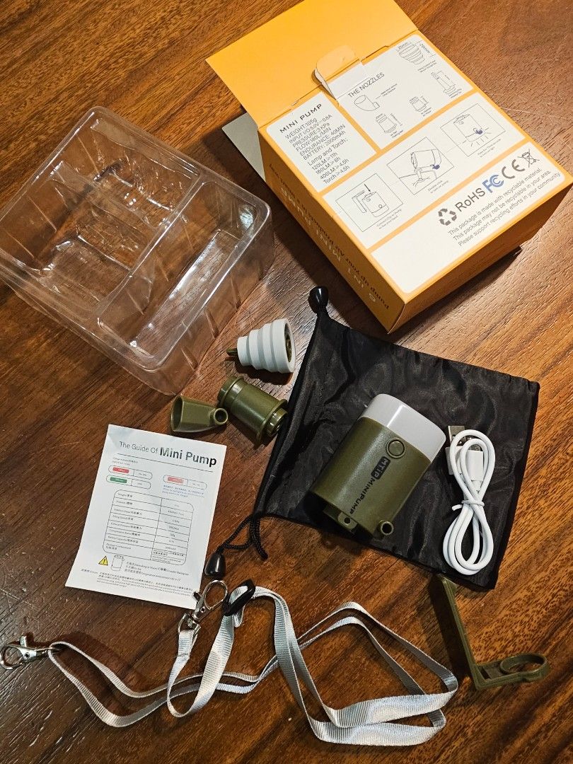 Travel inflator deflator torchlight vacuum bags, Hobbies & Toys ...