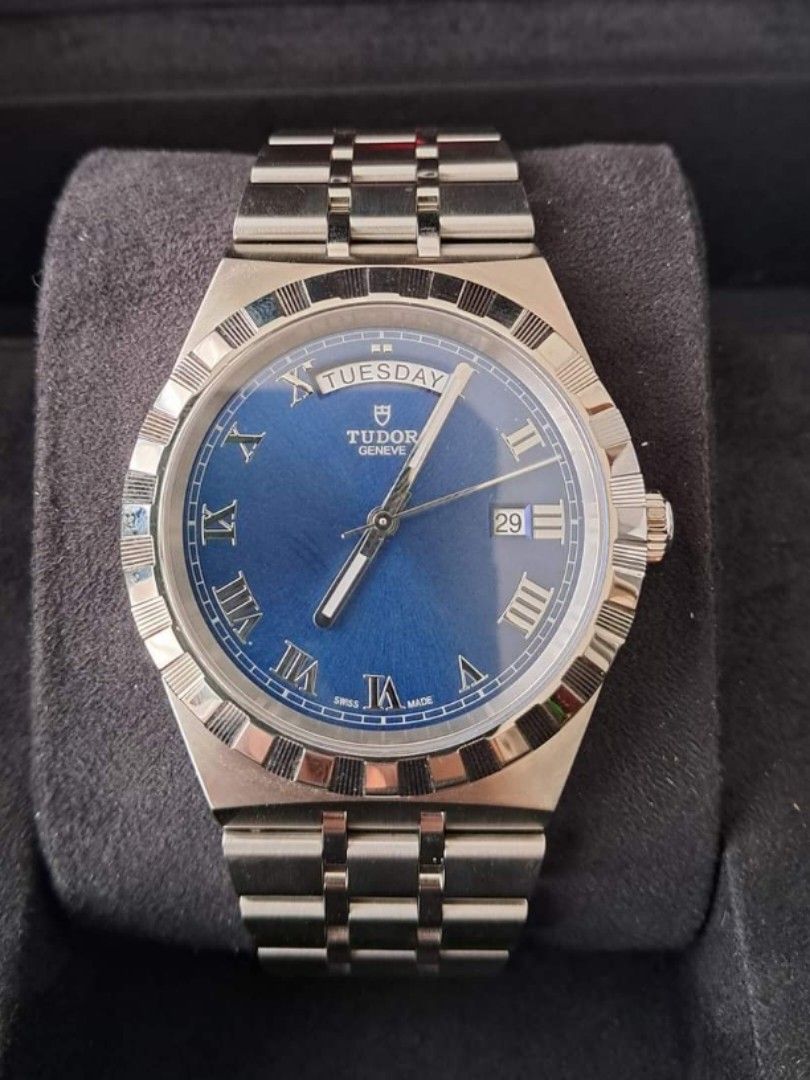 Tudor Royal Blue 41mm, Luxury, Watches on Carousell
