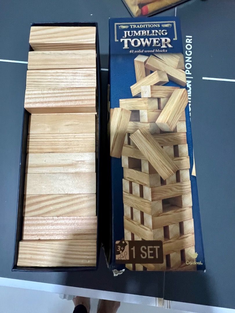 Tumbling tower blocks, Hobbies & Toys, Toys & Games on Carousell