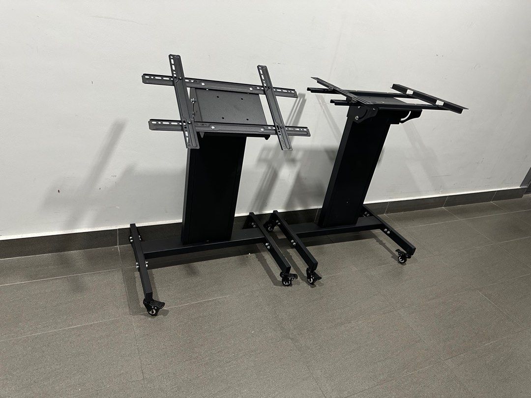 TV stand tilt lower for conference meeting, Furniture & Home Living ...