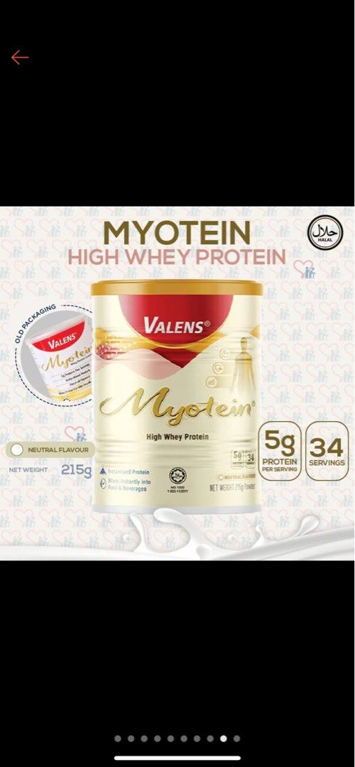 Brand new Valens Myotein, Health & Nutrition, Health Supplements ...